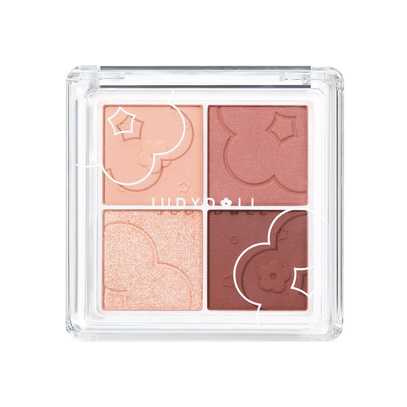 Judydoll Soft Cloud 4 Colors Eyeshadow Palette 橘朵云柔朵朵四色眼影盘 4.8g | CuteHart